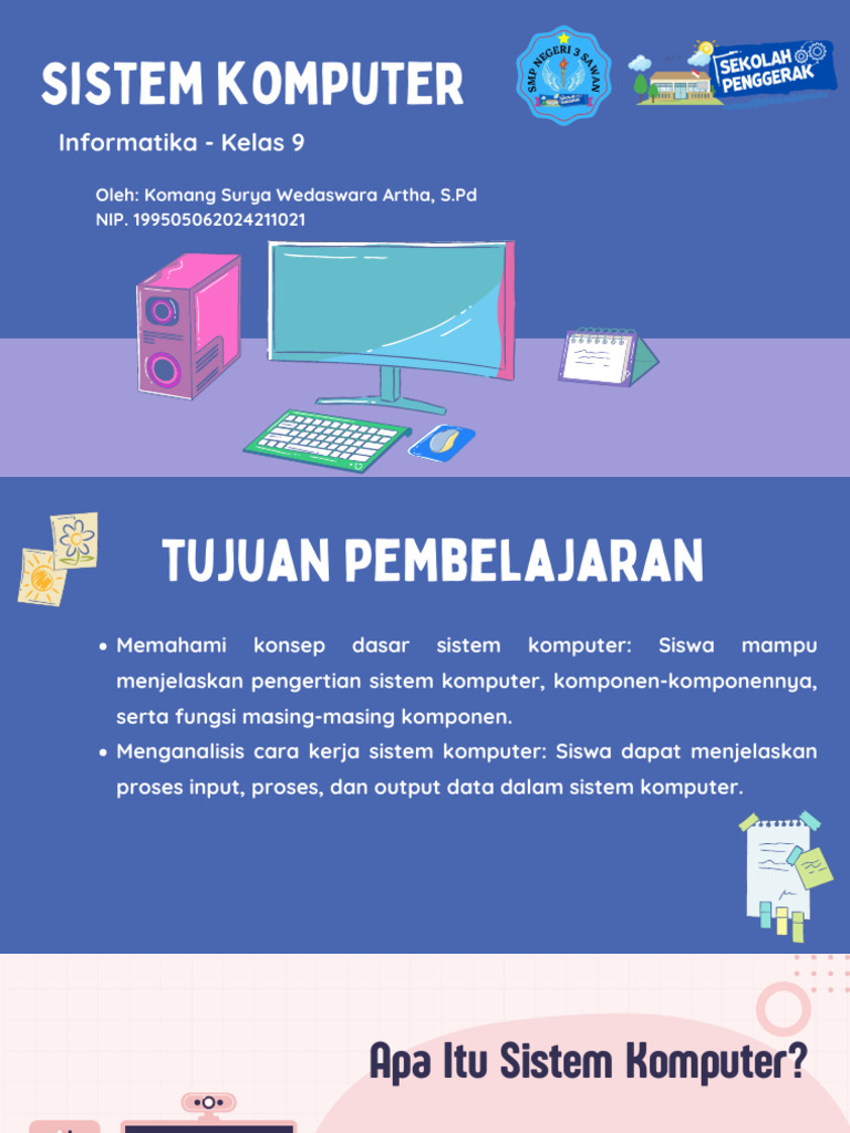 Sistem Komputer | PDF | Komputer