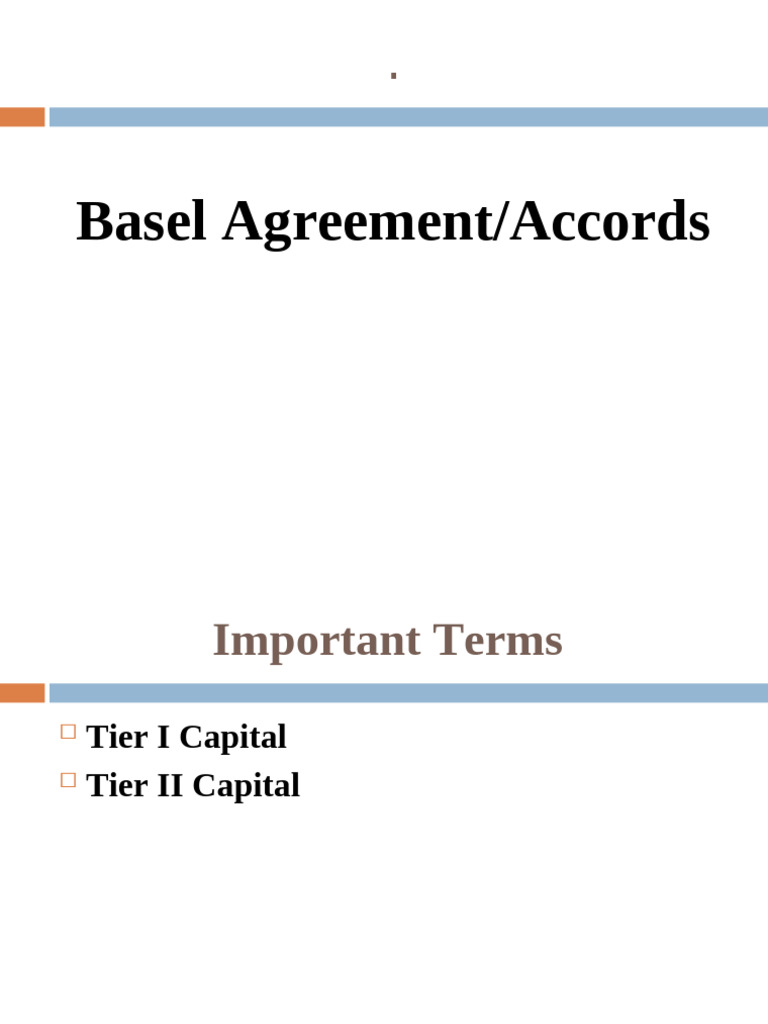 Overview of Basel 4 Accord | PDF | Basel Ii | Basel Iii