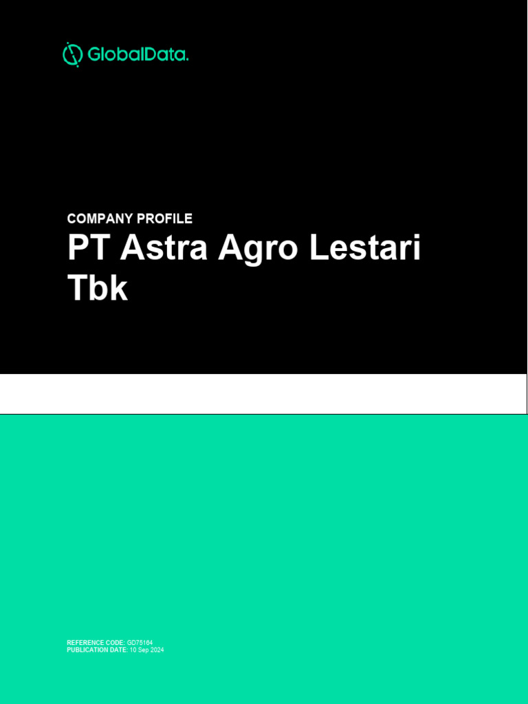 PT Astra Agro Lestari Company Profile | PDF | Palm Oil | Sustainability