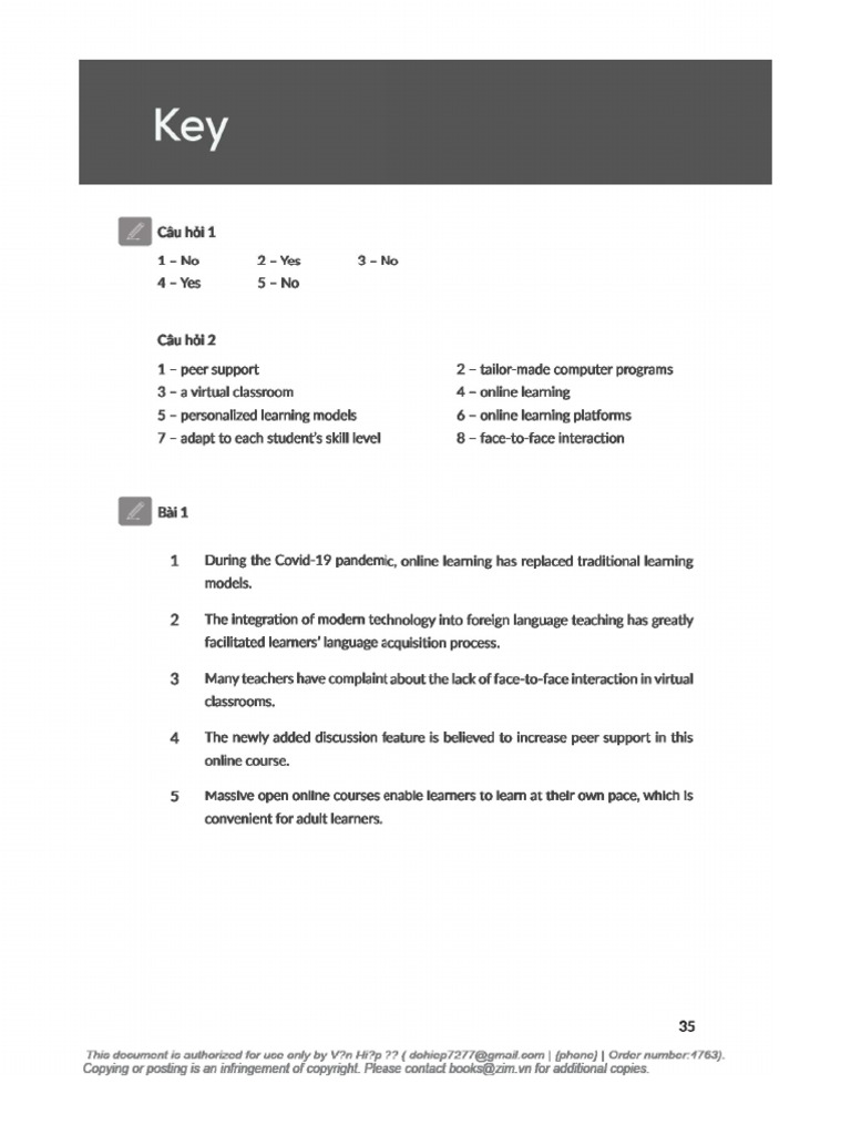 Unit 2 Technology Key | PDF