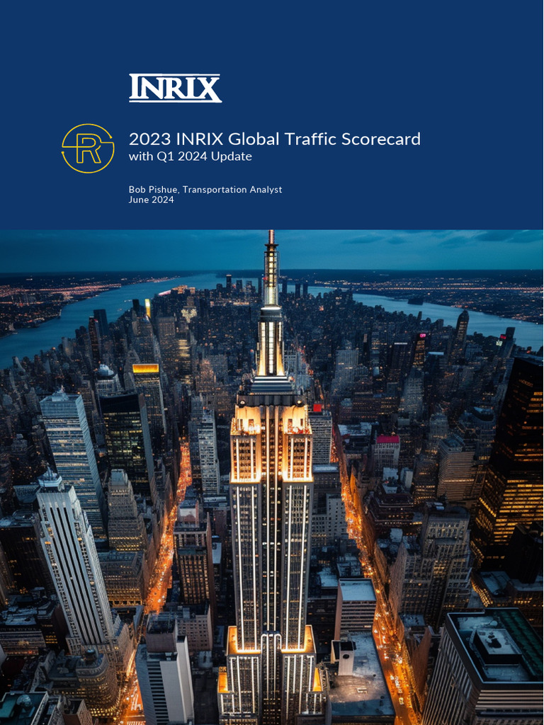 INRIX 2023 Global Traffic Scorecard-2 | PDF | Traffic Congestion | Workweek And Weekend