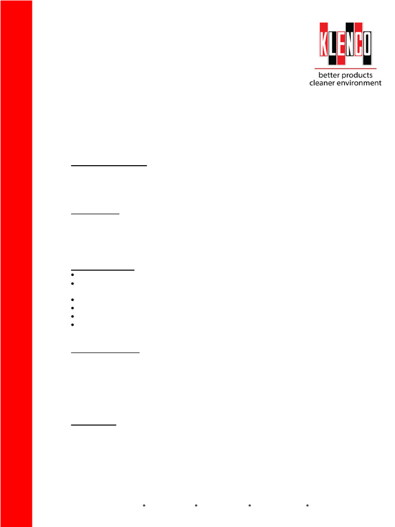 SDS Action 130 2022 Klenco Chemicals | PDF | Chemical Substances