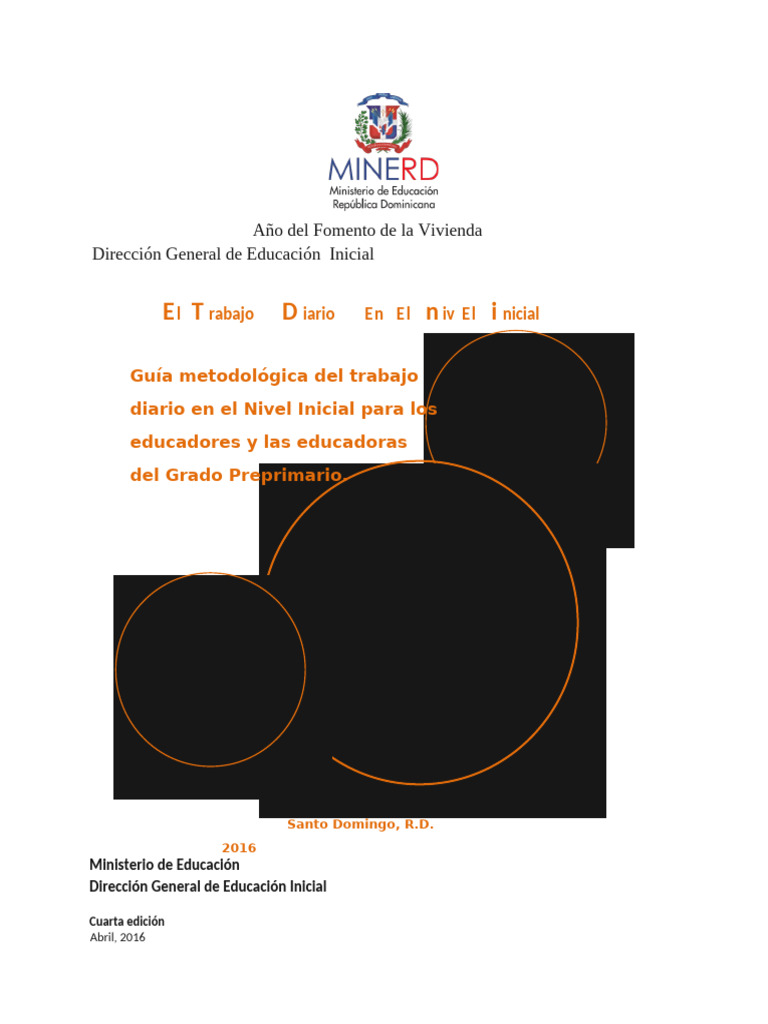 Guia El Trabajo Diario en El Nivel Inicialpdf | PDF | Educación de la ...