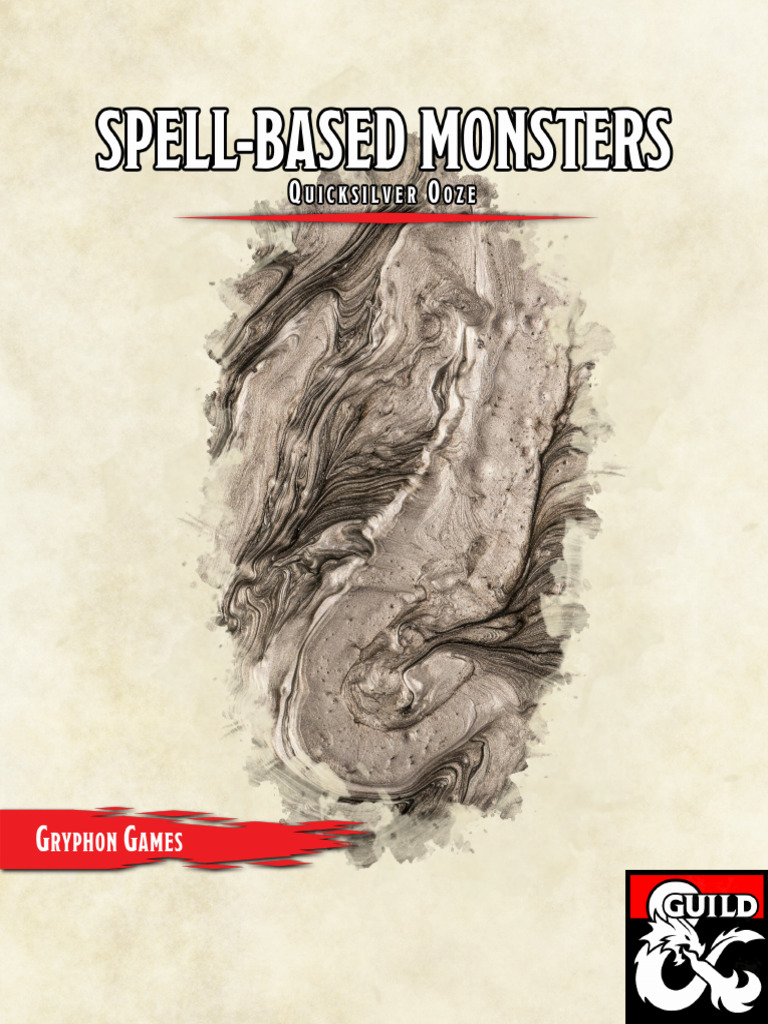 Spell-Based - Monsters - Quicksilver - Ooze Longstrider | PDF ...