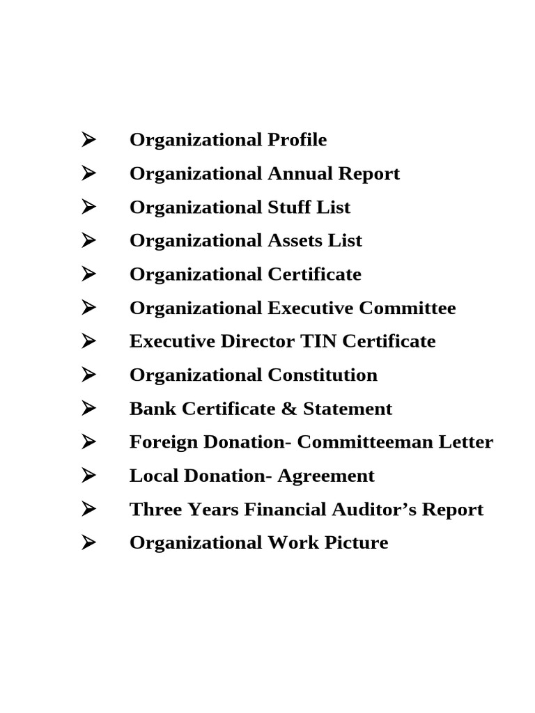 000.RSDP Profile List | PDF