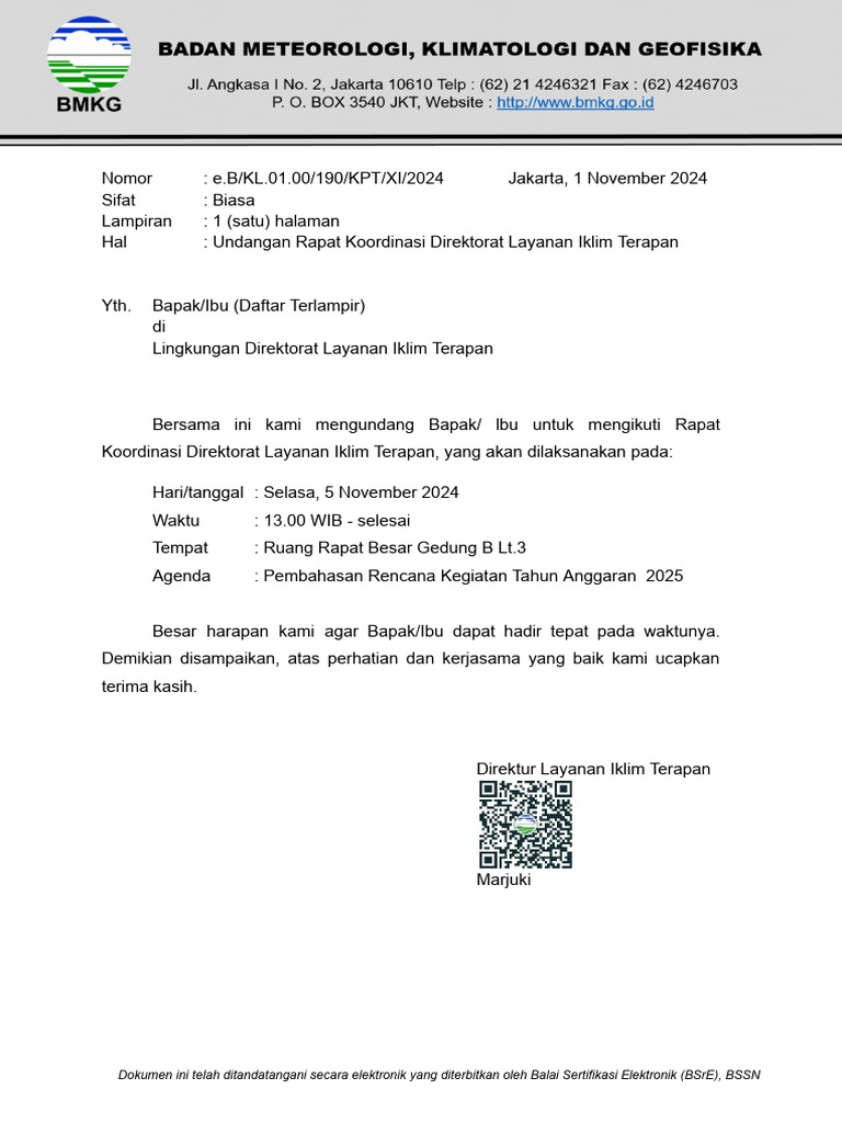 Undangan FKP Anggaran 2025 - Sign | PDF