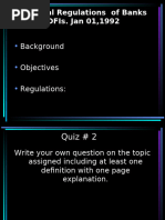 SBP Prudential Regulations Overview | PDF | Infrastructure | Banks