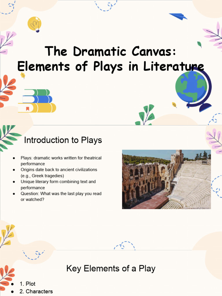 Elements of Play | PDF | Play (Theatre) | Plot (Narrative)