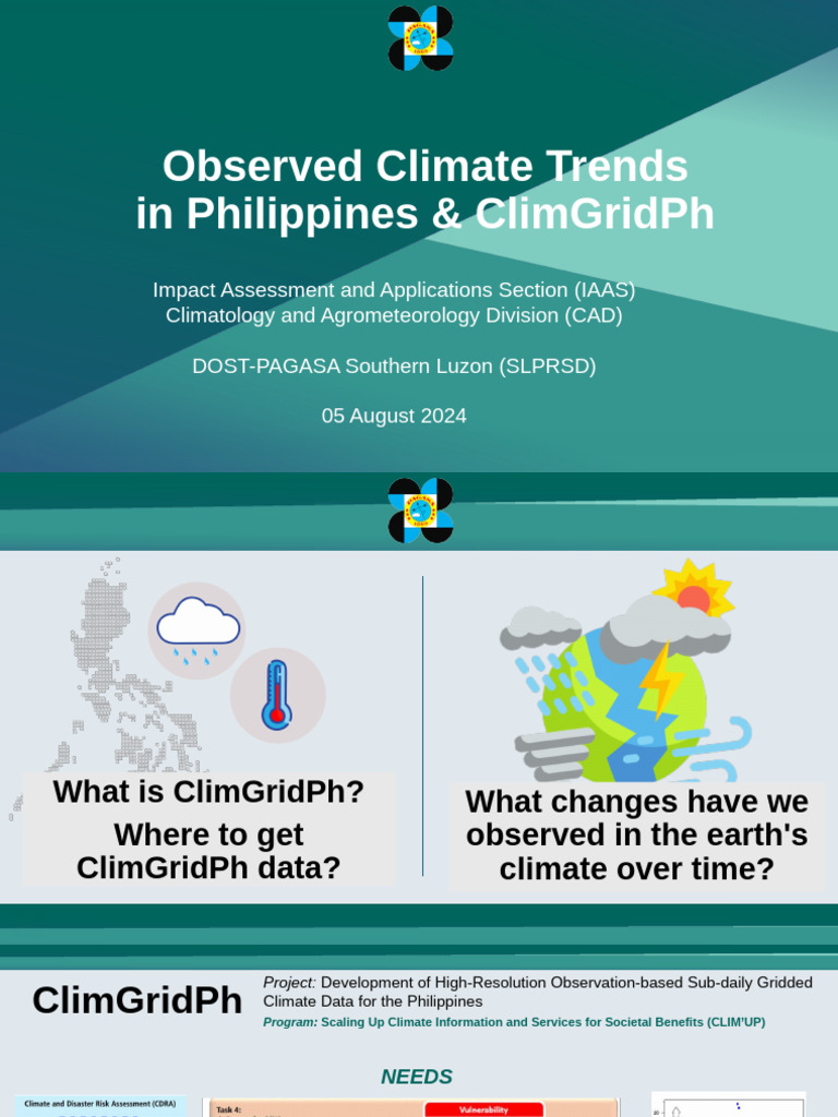 Climate Trends in the Philippines 2020 | PDF | Climate | Climatology