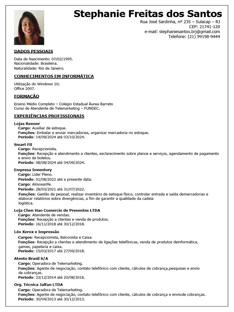Stephanie Freitas Dos Santos | PDF