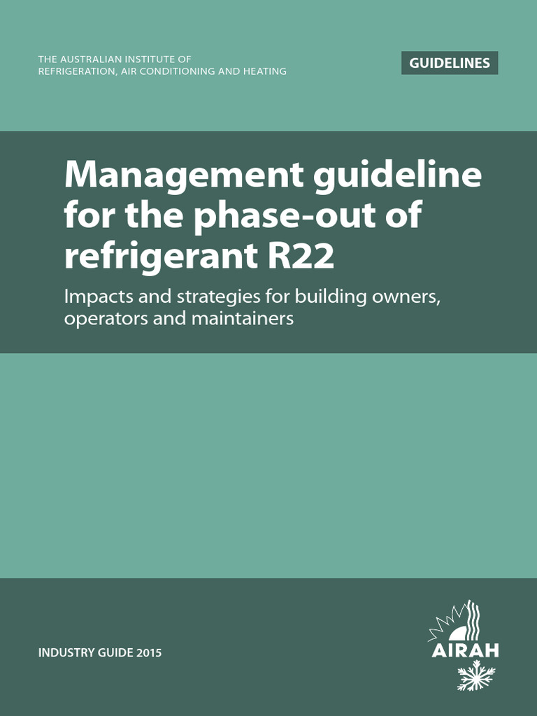 R22 Phase-Out Guide for Building Owners | PDF | Chlorofluorocarbon | Gases