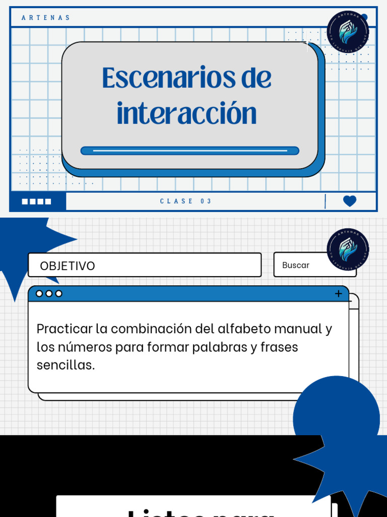 CLASE 03 - Escenarios de Interacción | PDF