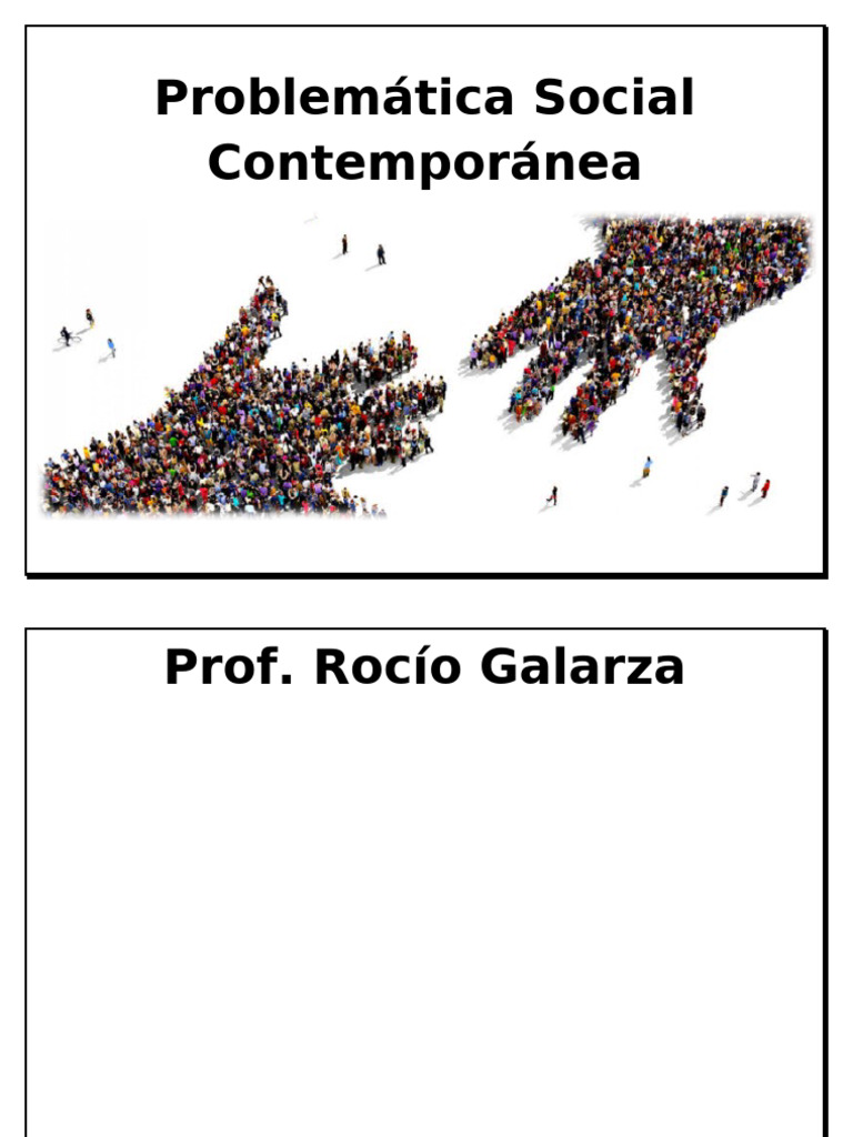 Problemática Social Contemporánea | PDF