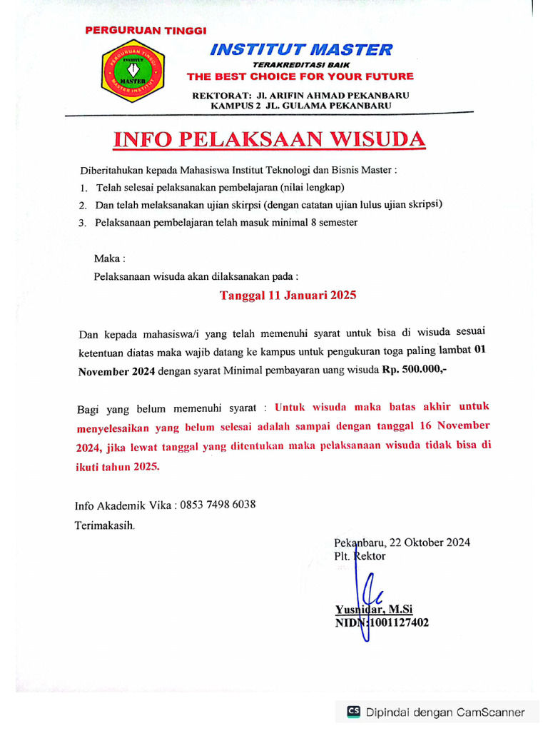 Info Wisuda | PDF
