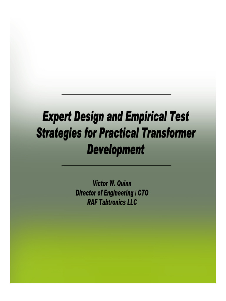2012 Apec 137 Expert Design and Empirical Test Strategies Practical ...