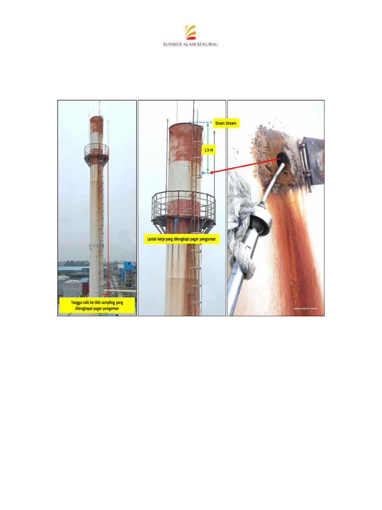 Pengambilan Emisi pada Cerobong Genset | PDF