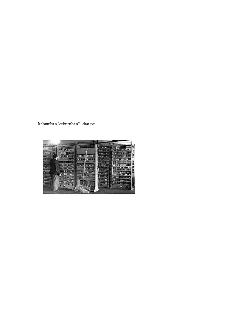 Sejarah Perkembangan Hardware Komputer | PDF