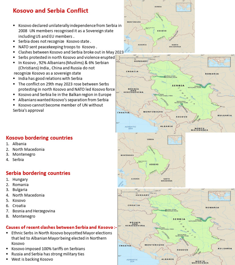 Kosovo and Serbia Region | PDF | Politics