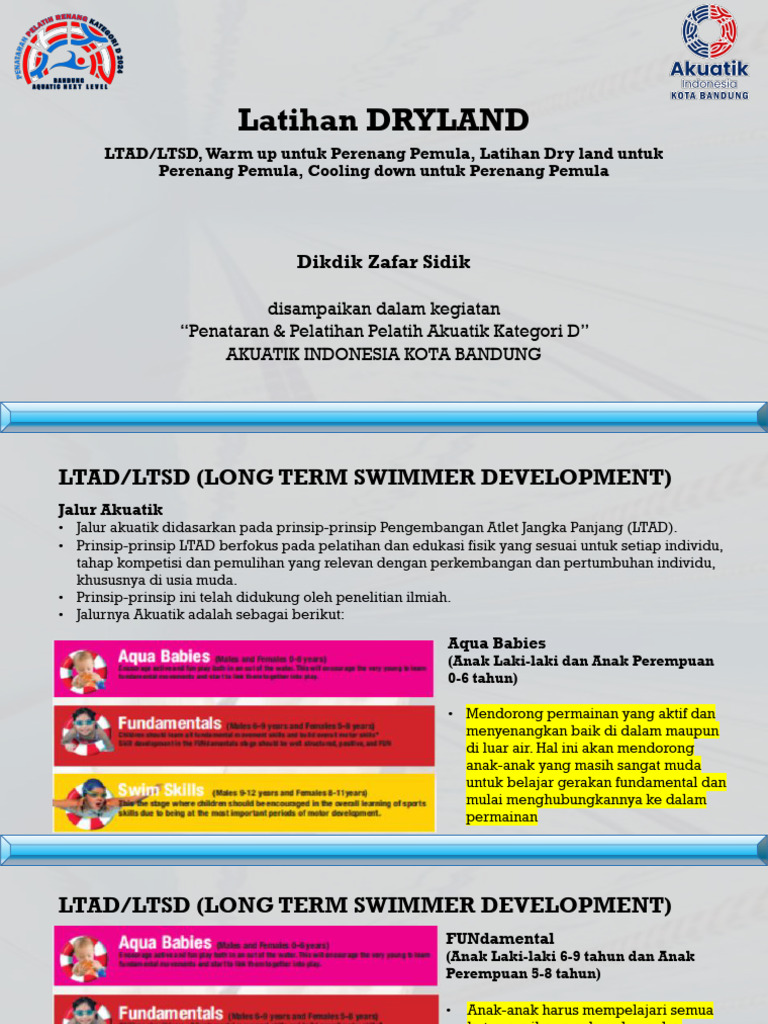 (PPT) Materi Latihan Dryland, Dik-Dik, Biss | PDF | Karier & Perkembangan