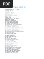 Tagalog-English Construction Terms | PDF | Components | Building ...