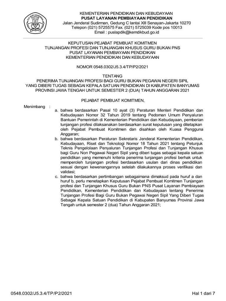 Sk-Tp-Dekon-0548.0302 J5.3.4 TP P2 2021 | PDF