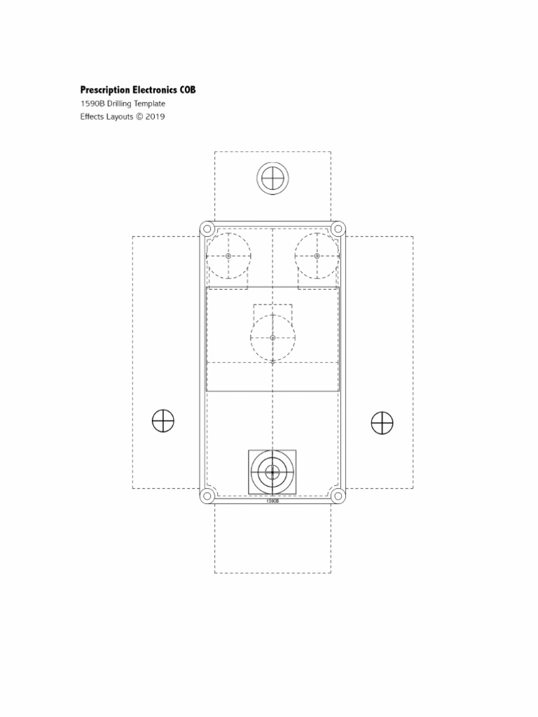 Prescription Electronics COB Drilling Template | PDF