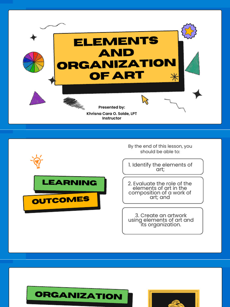 Module 5 Elements and Organization of Art | PDF | Composition (Visual ...