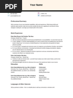 FAANG Resume Template | PDF | Résumé | Computer Programming
