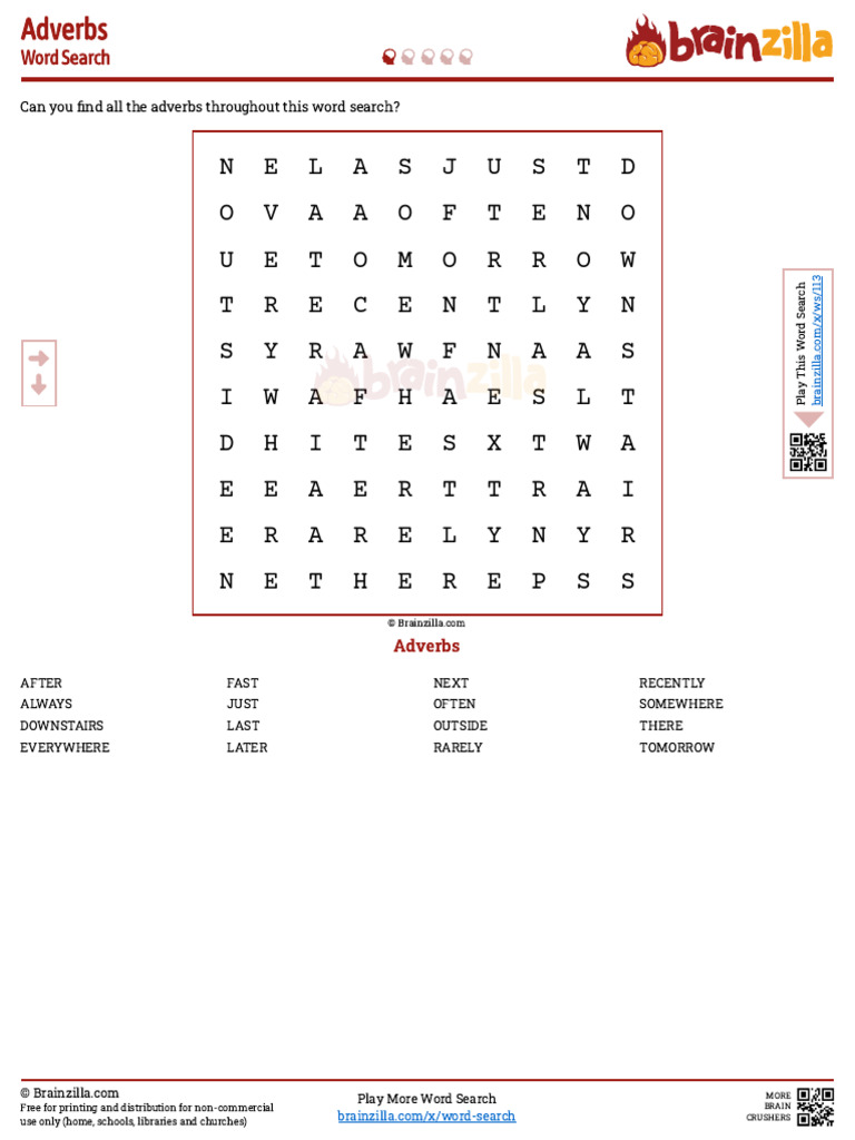 adverbs-easy puzzle | PDF | Linguistics | Word Puzzles