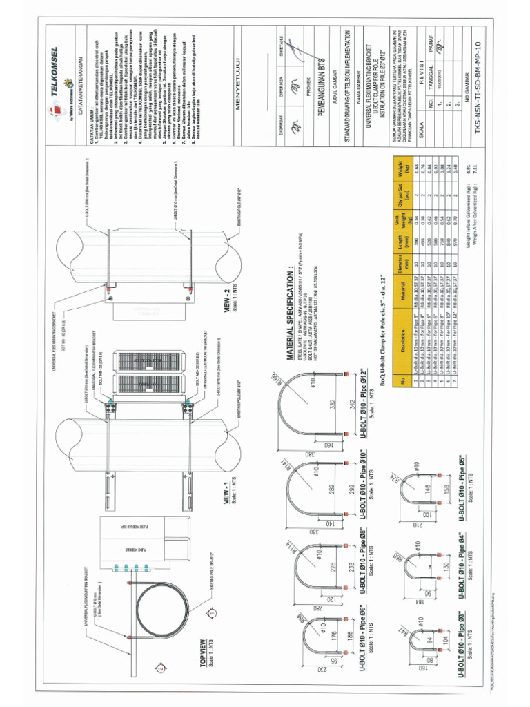 Universal Flexi Mounting Bracket On POLE | PDF