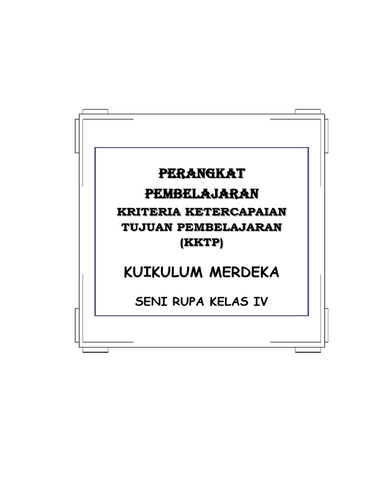 KKTP Seni Rupa Kumer | PDF