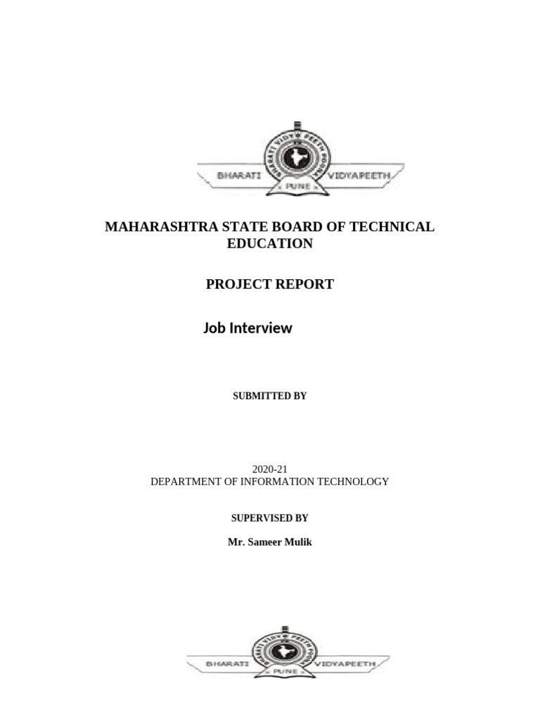 AJP Project Report | PDF | Job Interview | Business AJP Project Report | PDF | Job Interview | Business