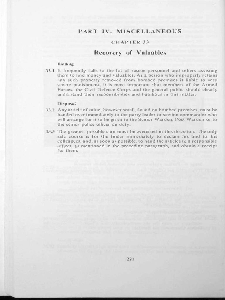 Civil Defence Handbook Page 226 | PDF