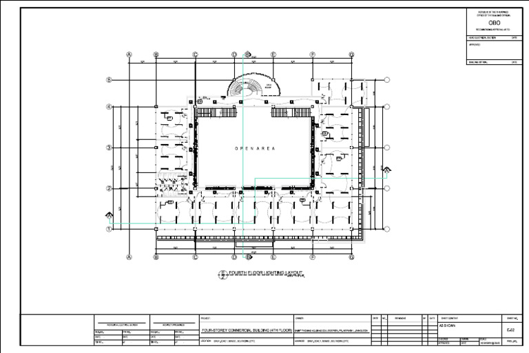 Stac 4th Floor Electrical2-Model | PDF
