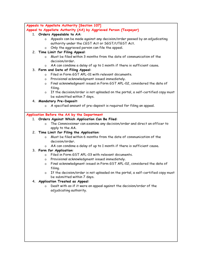 Appeals To Appellate Authority | PDF | Appeal | Tribunal