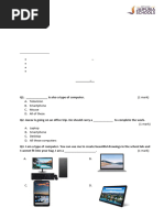 Class 2 Computer REVISION WORKSHEET T2 | PDF