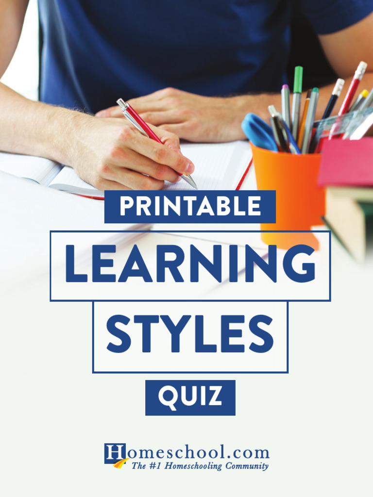 Learning Styles Printable Quiz | PDF | Learning Styles | Learning