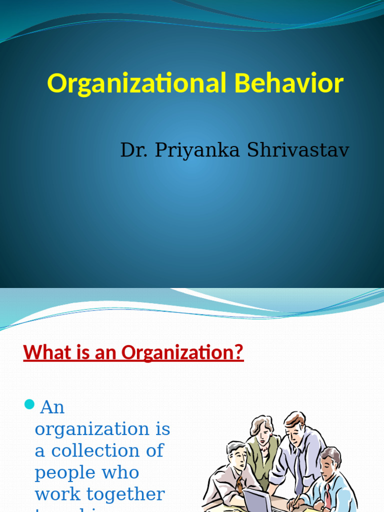 OB unit 1 | PDF | Organizational Behavior | Motivation