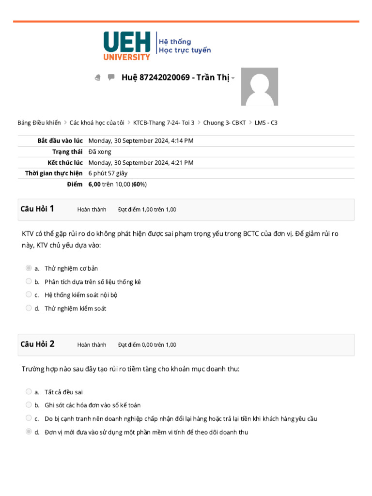 LMS - C3 - Xem L I Bài Làm | PDF