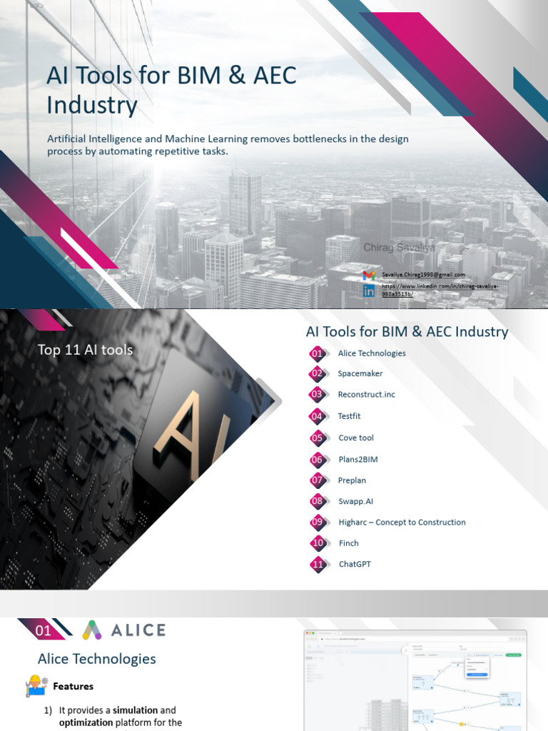 Top AI Tools for AEC Industry | PDF | Artificial Intelligence ...