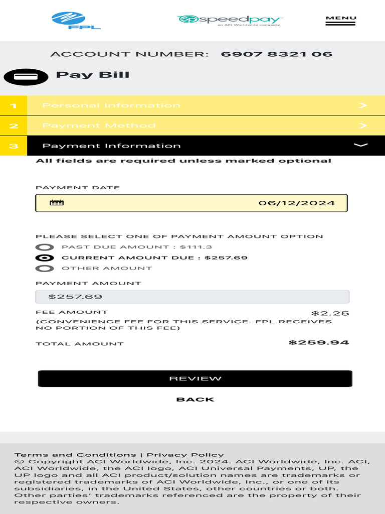FPL - Pay Bill | PDF