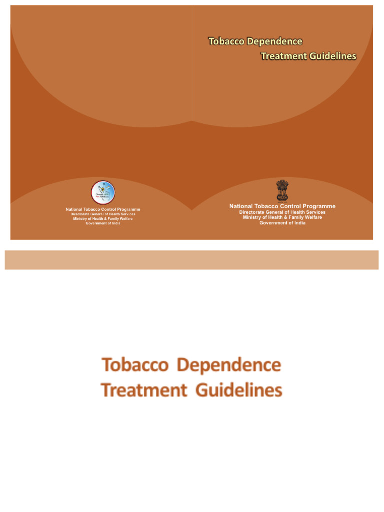 Tobacco Dependence Treatment Guidelines | PDF | Smoking Cessation ...