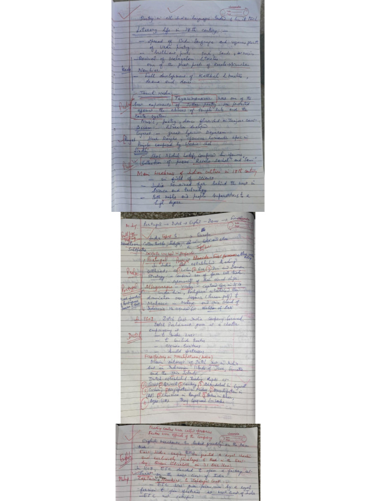 History Handwritten Notes | PDF