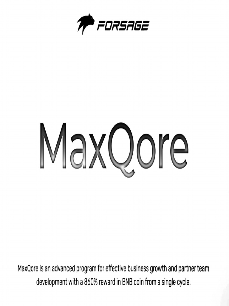 Forsage MaxQore PPT in English 7 Pages | PDF