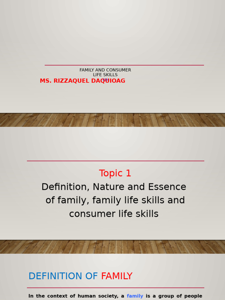 Topic1 230221230811 Dc243af9 | PDF | Family | Feeling