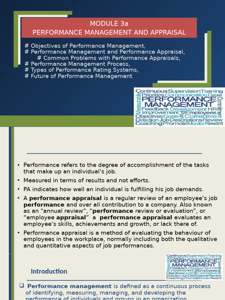 Performance Management | PDF | Performance Appraisal | Cognition