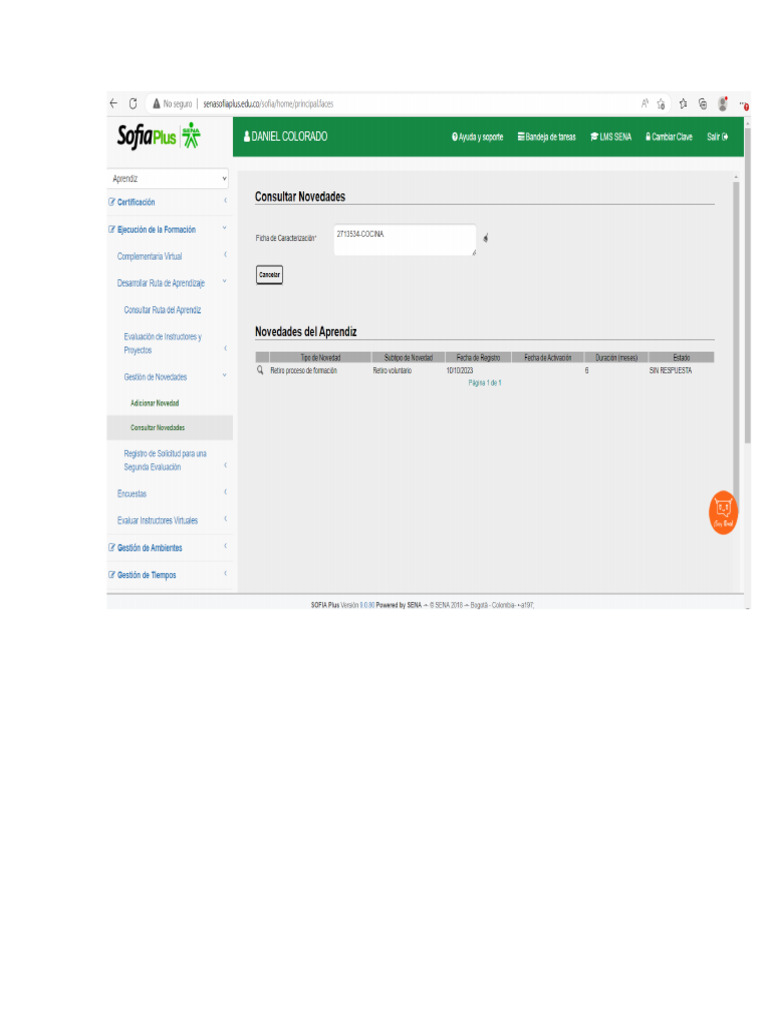 Daniel Colorado Retiro | PDF