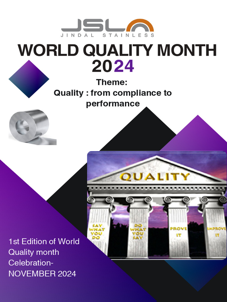 World Quality Month 2024 Celebration | PDF | Quality Management | Business