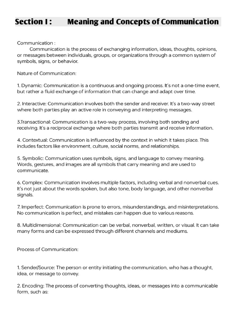 AEC - ENG - Communication and Business Communication Section 1 - UG 1st Semester by Ashraful ...