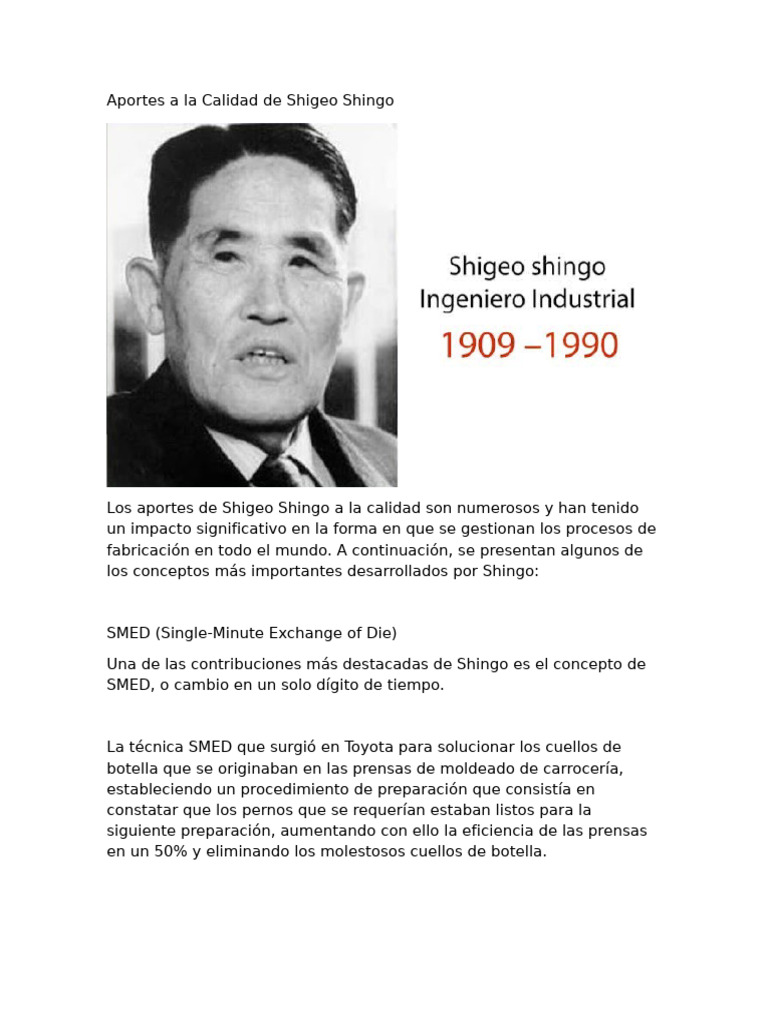 Shingeo 115740 | PDF | Lean Manufacturing | Ingeniería